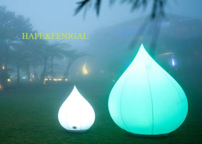China Inflatable Lotus LED Balloon Light 50 Cm 1.6ft Base Constant Air-inflated for sale