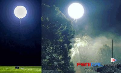 China High Brightness Customizable Soft Light 2000W Inflatable LED Film Lighting Balloon for sale