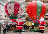 China Customized Various Christmas Inflatable Christmas Decorations With LED Atmosphere Lights for sale