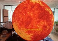 China Durable 2.5m / 8ft Inflatable Sun With Light With Continuous Inflation Design for sale