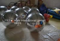 China 1M Mirror Ball Inflatable Lighting Decoration Red Silver Green Blue Pink Color for sale
