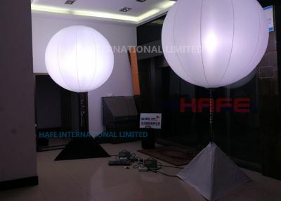 China Dimmable RGBW Balloon Lighting With 4200mm Stainless Tripod For Party Decoration for sale