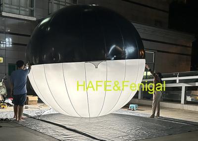 China Air-filled Spherical LED Bi Color Balloon Lights For Film-makers For Suspension Use for sale