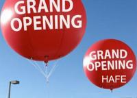 China 3.5m / 12ft Helium Flying Advertising Balloons With RGB Light For Opening Events for sale