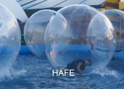 China Inflatable 2m PVC Transparent Water Walking Ball With Zippers For Pool Pond Beach for sale