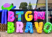 China Custom Inflatable 3D Art Letter Inflatable Logos For Event Decoration And Branding for sale