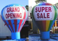 China Custom 3.5m 12ft Hot Air Balloon Shape Ads Balloon For Continuous Inflation for sale