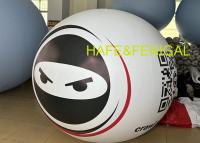 China Customized 2m/6.5ft PVC Ads Balloon With Brand Logo Printing For Hanging Or Flying Use for sale