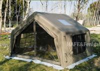 China Military Green 9㎡ Car Tail Inflatable Tent 3-5 People Rainproof Fully Automatic Camping Module Camping Tent for sale