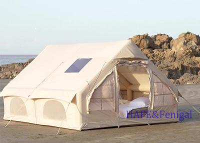 China Outdoor 6/12㎡ Inflatable Tent Oxford Cotton Rainproof Fully Automatic Camping Equipment for sale