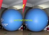 China 7ft Blue White Ads Balloon With Logo Printing Mounted On Ceiling Or Truss Use for sale
