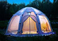 China Octagonal Spherical Inflatable Tent Camping Camping Site Super Large Dome Inflatable Ball Tent for sale