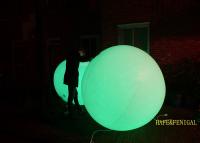 China 1m 80cm Rgb Led Glow Balls For Large Crowd Events Concerts Music Festivals for sale