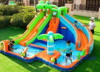 China Inflatable Bouncer Air Double Water Slide Jumping Bouncy Castle Bounce House for sale