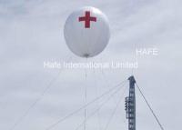 China Rough Guide Red Corss Helium Filled Lighting Balloons With HMI - Light for sale