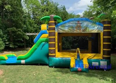 China Popular Theme Inflatable Bounce Castle Sky Bounce House With Slide for sale