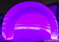 China 5m Luminous Inflatable Igloo Tent For Outdoor Activities Exhibitions Mobile Stalls for sale