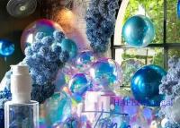 China Large Colourful Mirror Reflective Inflatable PVC Iridescent Ball For Christmas Birthday  Party Mall Anniversary Deco for sale
