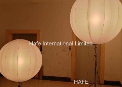 China 1.6 M Inflatable Lighting Decoration , Led Inflatable Balls 2x650W Tungsten Lamp for sale