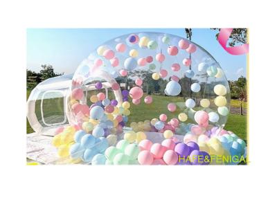 China 10ft X 16ft Tarpaulin PVC Inflatable Bubble House Tent For Family Fun Outdoor Leisure for sale