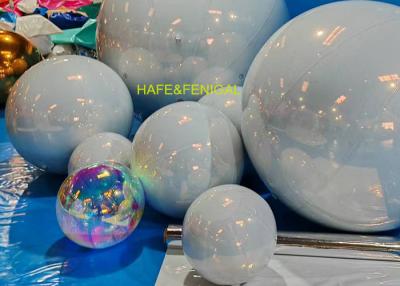 China 0.8m 1m 1.2m 1.5m 2m Inflatable White Mirror Balloons For Events Decor for sale
