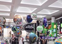 China Inflatable Metal Ball Decoration With Logo Or Printed Splicing Inflatable Mirror Ball Hung for sale