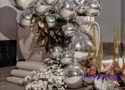 China Wedding Party Hanging Decoration Promotion Party Shiny Metallic Gold PVC Inflatable Mirror Ball for sale