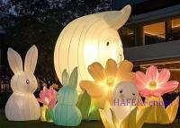 China Giant Outdoor Inflatable Art Decoration With LED Light Shell Customized Various Images for sale