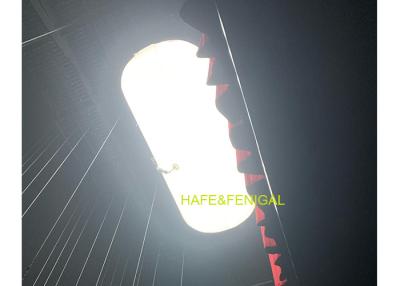 China Dia 2.5m L 5m Inflatable Tube Led 1.8kw Balloon Light For Churches Theatre Stage Lighting for sale