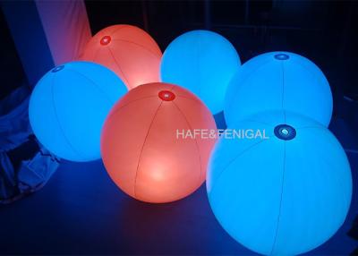 China 60cm 1m Fully Printed Orange Blue Interactive Balloon Light For Sports Events Carnivals for sale