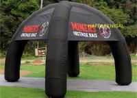 China 4m Black Spider Inflatable Dome Tent For Sporting Events Can Customize Brand Sponsor Logo for sale