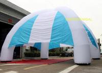 China 10m Long Skyblue Spider Inflatable Dome Tent For Product Displays Sheltered Gathering Areas for sale
