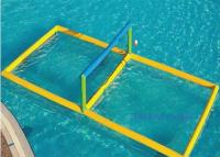 China Inflatable Water Volleyball Court Frame Entertainment Toy Sea Amusement Park Customized for sale