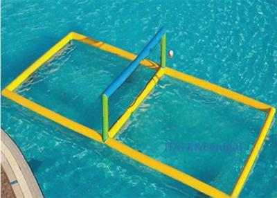 China Inflatable Water Volleyball Court Frame Entertainment Toy Sea Amusement Park Customized for sale