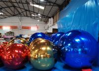 China Christmas Atmosphere Inflatable Mirror Balloon PVC Diameter 2 Meters Customizable Color for sale