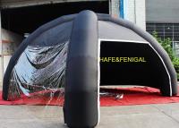 China 4 Meter Black Spider Inflatable Tent For Product Launches Promotional Activations for sale