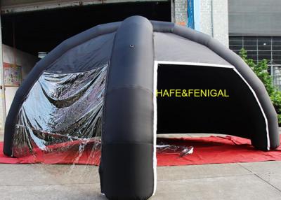 China 4 Meter Black Spider Inflatable Tent For Product Launches Promotional Activations for sale