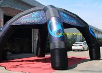 China 4m Black Inflatable Spider Tent As Temporary Retail Spaces Pop-Up Shops Customizable Branding Options for sale