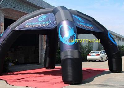 China 4m Black Inflatable Spider Tent As Temporary Retail Spaces Pop-Up Shops Customizable Branding Options for sale
