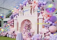 China Inflatable Double Layer PVC Iridescent Shiny Mirror Balloons For Birthday Celebrations for sale