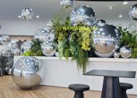 China 1ft 2ft 3ft PVC Silver Mirror Balloons For Indoor Or Outdoor Art Installations for sale