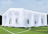 China 10m Long Inflatable House Tent With RGB Lighting For Corporate Events Or Exhibitions for sale