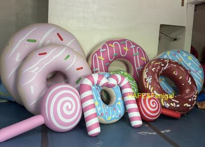 China Custom PVC Donut And Candy Balloons For Dessert Shop Grand Opening Or Window Displays for sale