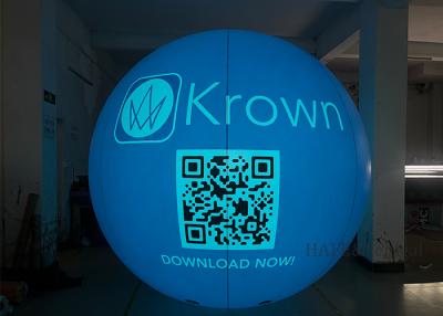 China Customizable Inkjet Patterns, Inflatable LED Balloon Lights RGB For Event Decoration And Marketing for sale