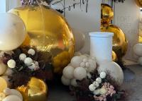 China Christmas Party Festival Wedding Event Decoration Inflatable Giant Mirror Balloon for sale