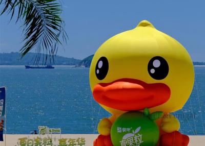 China Custom Inflatable Cartoon Yellow Duck, Suitable For Shopping Mall Decoration Brand Marketing Promotionark for sale
