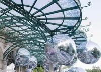 China Christmas Party Festival Wedding Event Decoration Inflatable Giant Mirror Balloon for sale