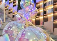 China Inflatable Custom Mirror Ball Colorful Balloon Decoration Marketing For Festival Celebrations for sale