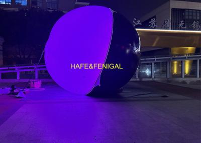 China 5m (16.4 Ft) RGB LED 4.8KW Spherical Film Balloon Light For Atmospheric Lighting for sale
