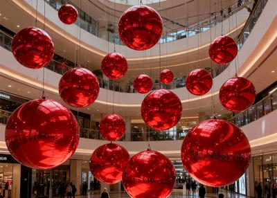 China Inflatable Rainbow Mirror Ball Large And Dazzling Inflatable Mirror Ball Decoration for sale